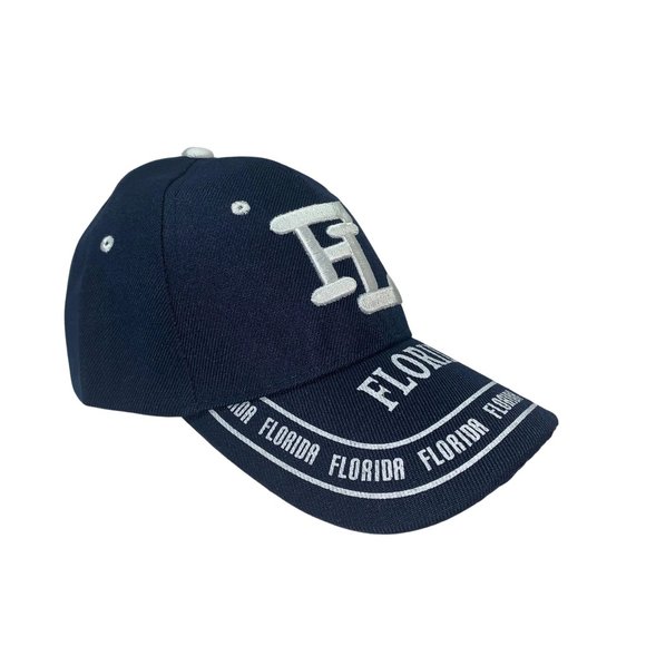 Other | Custom Embroidery Navy Blue Florida Logo Cap | Poshmark